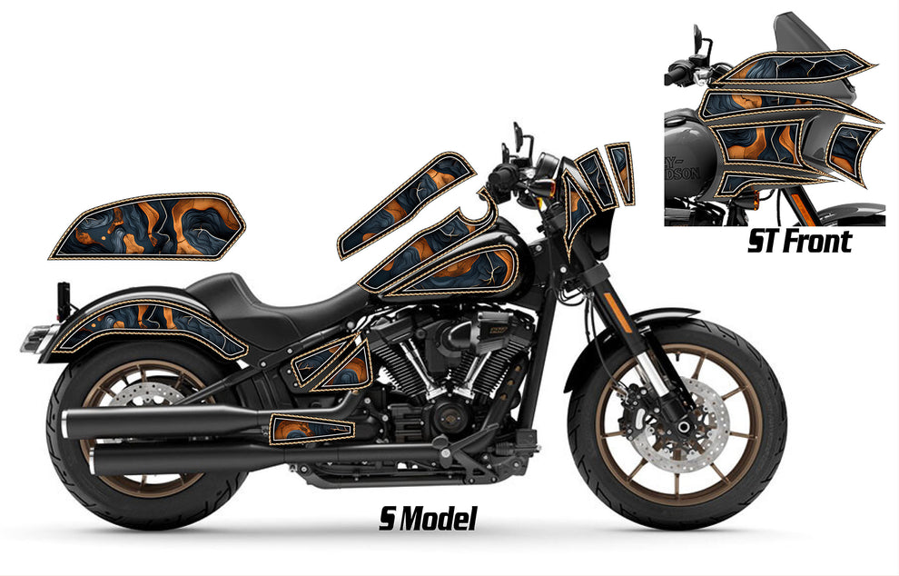 2016 - 2025 Harley Davidson Low Rider S/ST Geo Graphics Kit – Faster ...