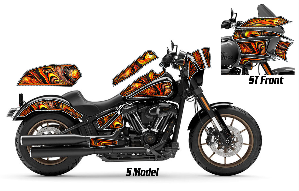 2016 - 2025 Harley Davidson Low Rider S/ST Geo Graphics Kit – Faster ...