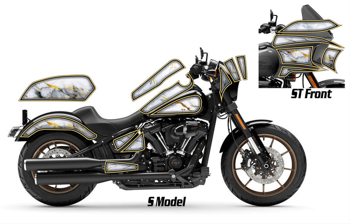 2016 - 2025 Harley Davidson Low Rider S/ST Geo Graphics Kit – Faster ...