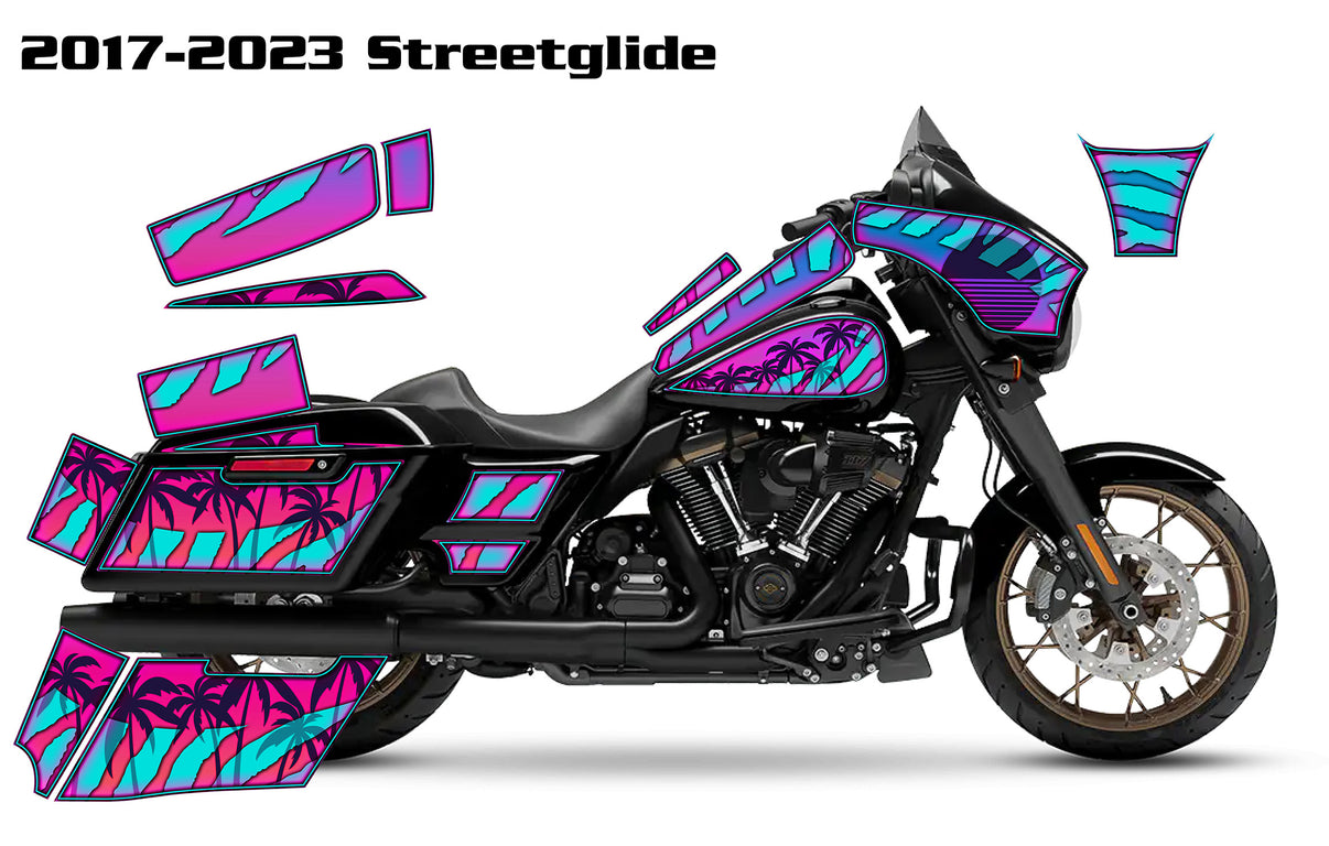2017 - 2023 Harley Davidson Street Glide 305 Graphics Kit – Faster Moto ...
