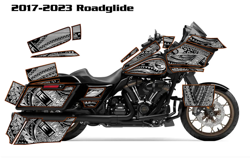 2017 - 2023 Harley Davidson Road Glide Maui Moto Graphics Kit – Faster ...