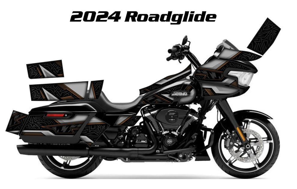 2024 - 2025 Harley Davidson Road Glide OG 2.0 Graphics Kit – Faster ...