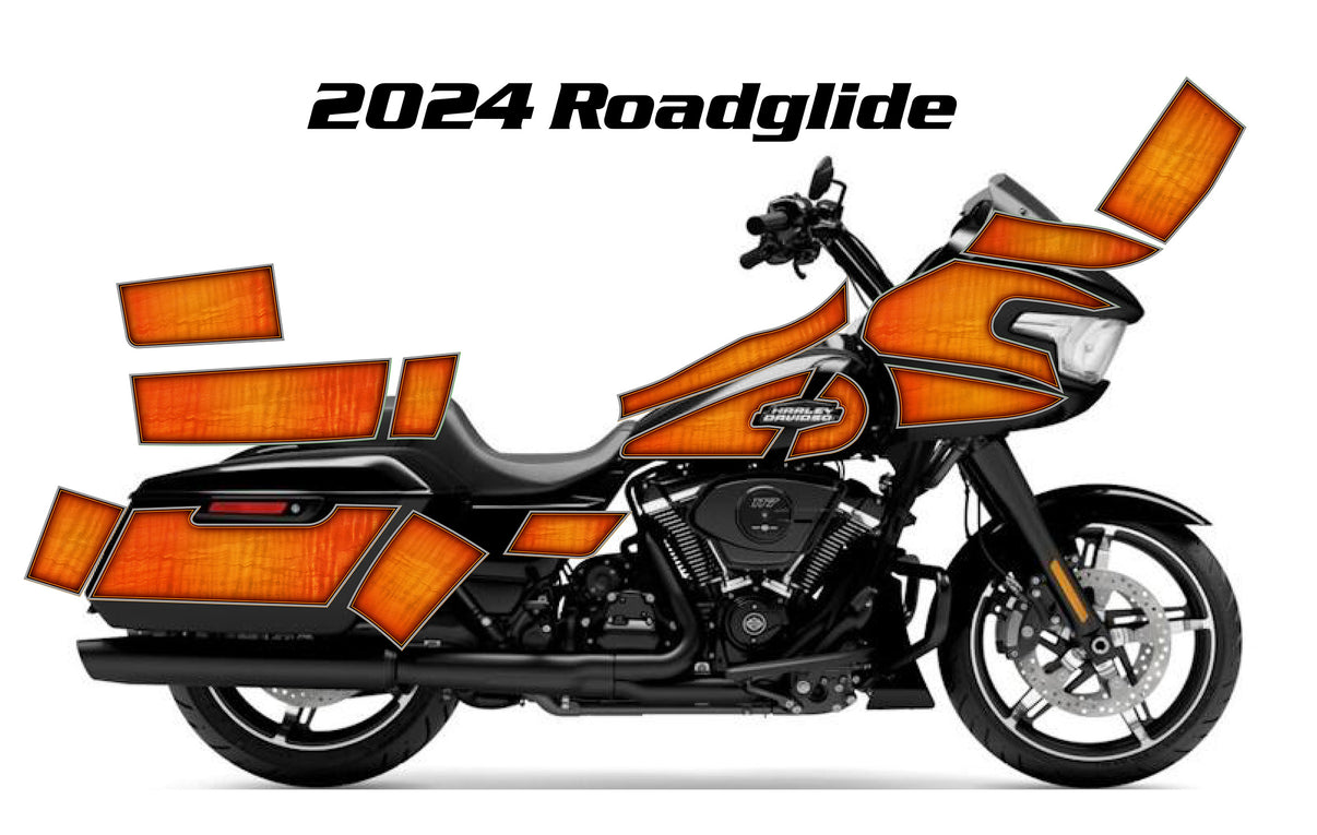 2024 -2025 Harley Davidson Road Glide Rocker Graphics Kit – Faster Moto ...