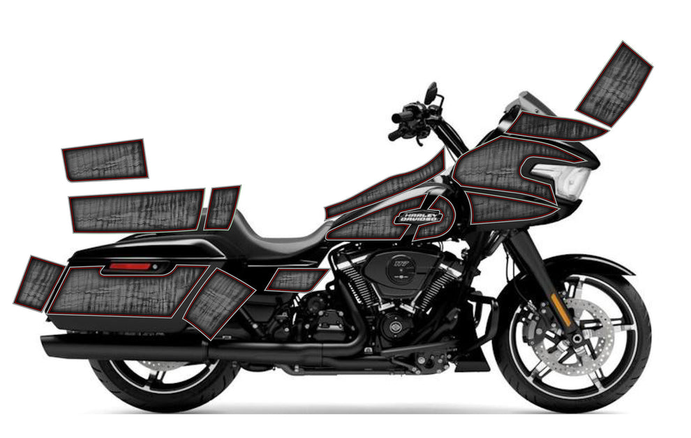 2024 -2025 Harley Davidson Road Glide Rocker Graphics Kit – Faster Moto ...
