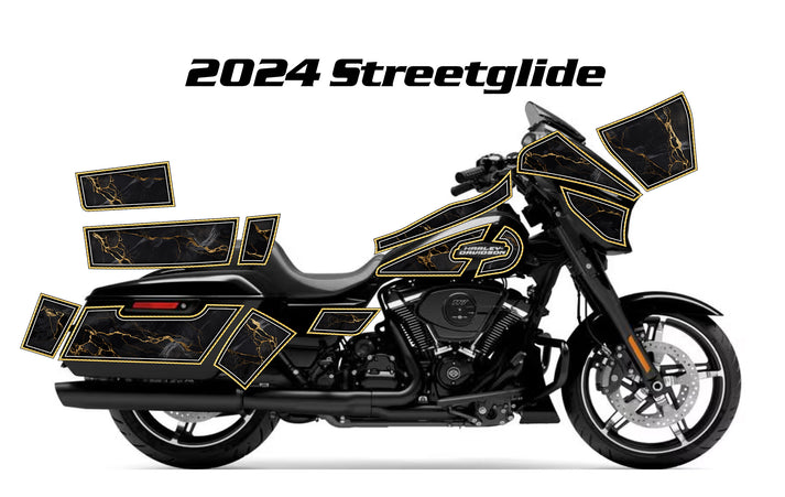 2024 Harley Davidson Street Glide Geo Graphics Kit – Faster Moto Decals