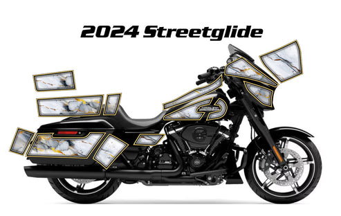 2024 - 2025 Harley Davidson Street Glide Geo Graphics Kit – Faster Moto ...