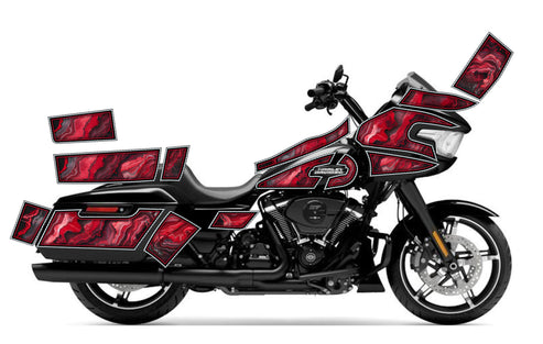 2024 - 2025 Harley Davidson Road Glide Geo Graphics Kit – Faster Moto ...