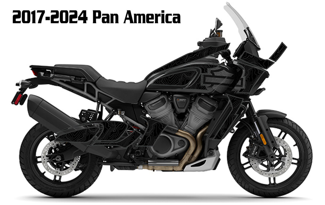 2017 - 2025 Harley Davidson Pan America Topo Graphics Kit – Faster Moto ...